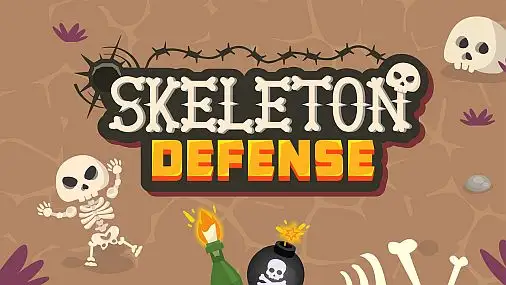 Play Skeleton Defense,Defend Your Base Game,Shooting Action Game