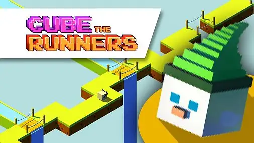 Play 1 & 2 Player Cube The Runners Arcade Game,Hard Fast Reaction Games ...