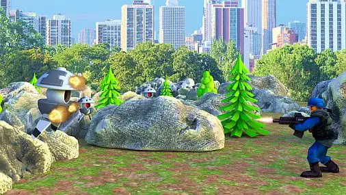 Play Robot Attack,First Person Shooter Browser Game For Teens