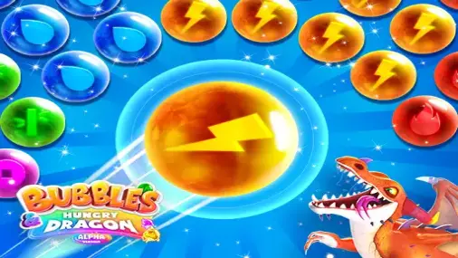 Play Bubbles & Hungry Dragon,The Ultimate Bubble Bursting Dragon Game