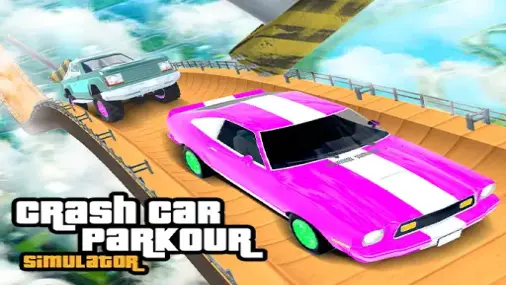 Play Crash Car Parkour Simulator - Extreme Stunt Driving Game Online