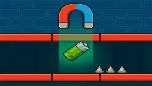 Play Magnetic Pull,Physics-Based Magnet Puzzle Game Online